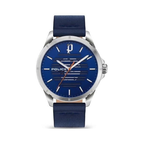 Police | Accessories | Police Quartz Analog Watch With Leather Strap ...